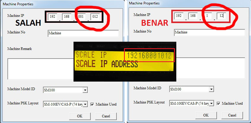 Input Data Barang pada Timbangan Digital dengan Menggunakan Software Digi Labelnet 1